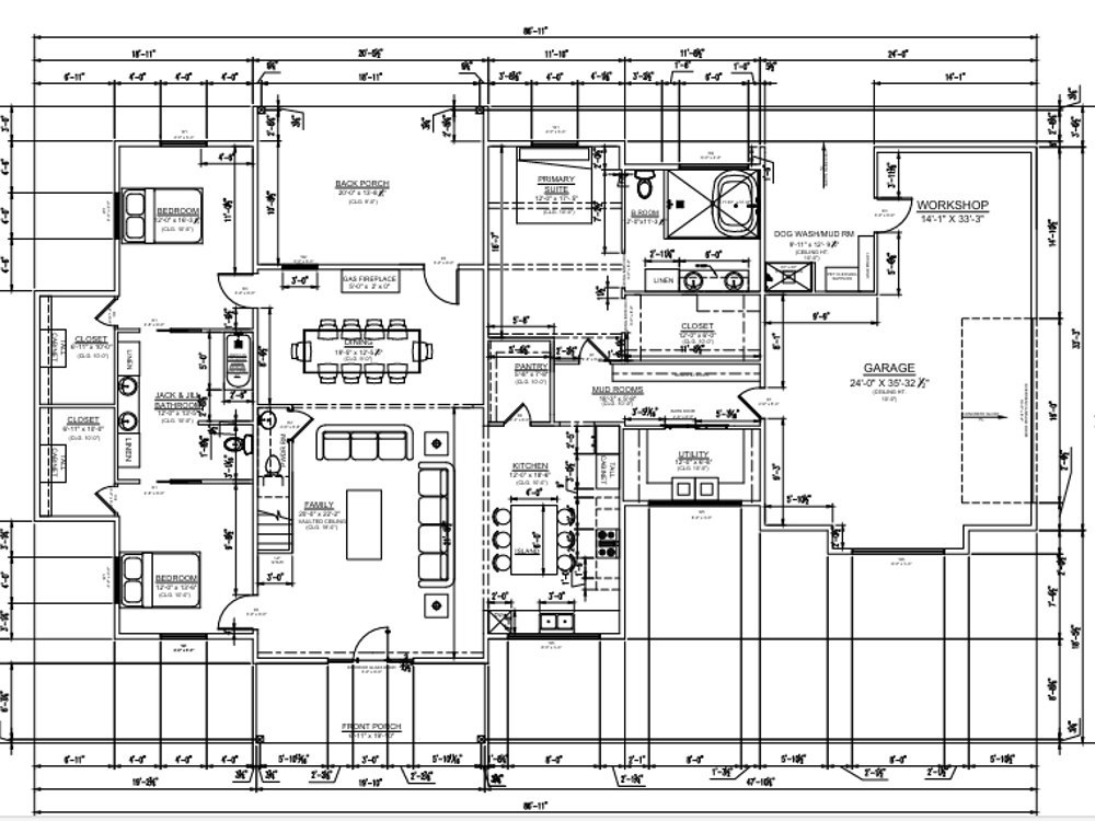 2D Architectural drawing (which will be your floor plan) | Upwork