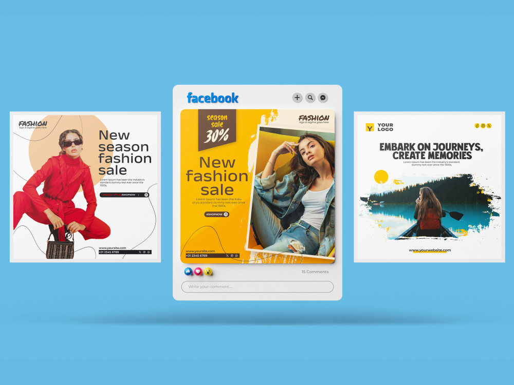 Engaging social media designs to enhance your brand's visibility! | Upwork
