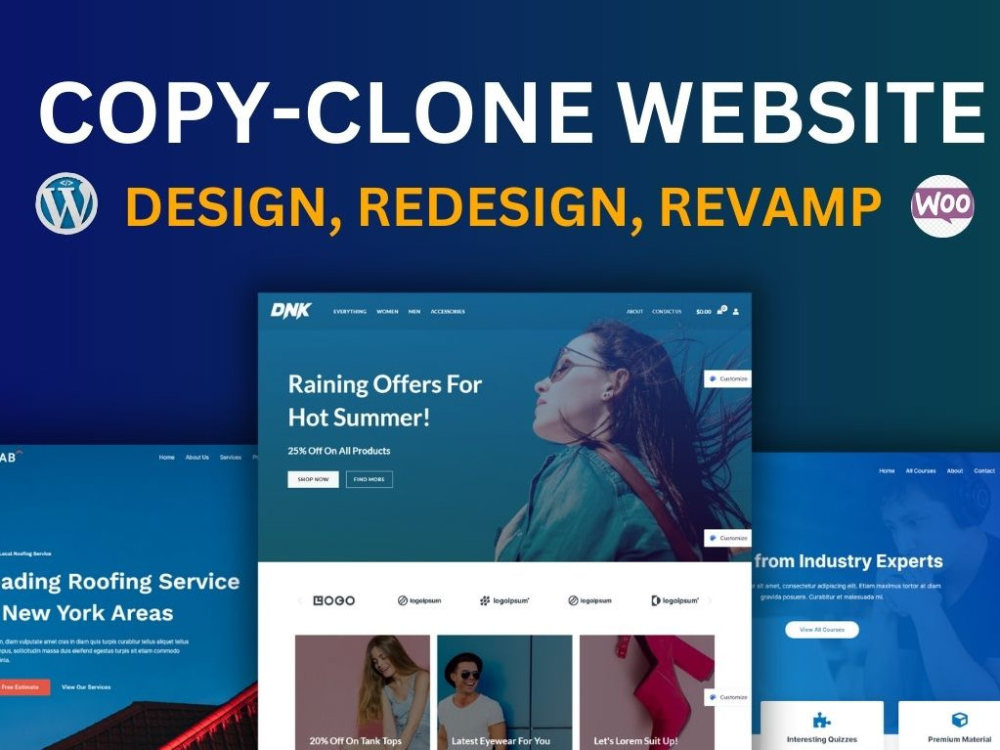 Copy clone design redesign or revamp WordPress website using elementor pro | Upwork