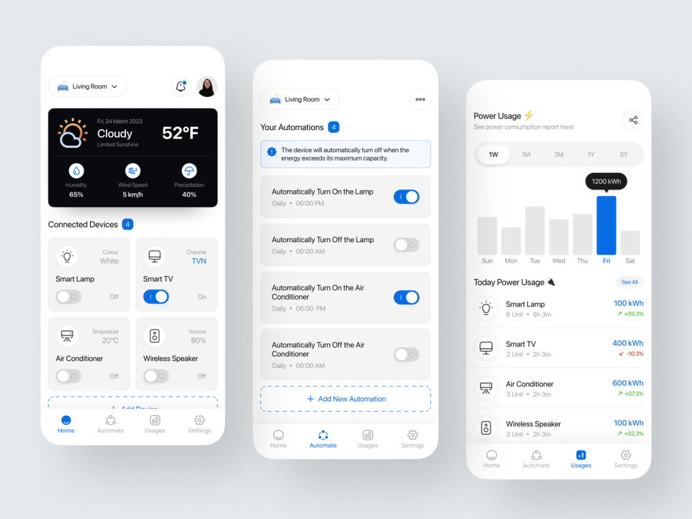 Clean Sleek Mobile App Design | Upwork