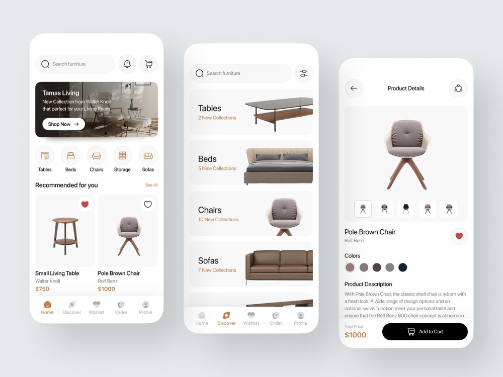Clean Sleek Mobile App Design | Upwork