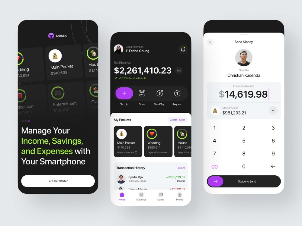 Clean Sleek Mobile App Design | Upwork
