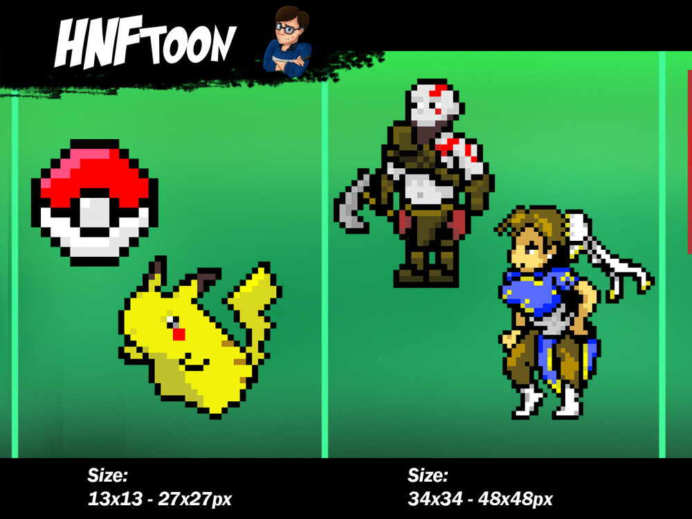 Pixel art and emojis for streamers and other | Upwork