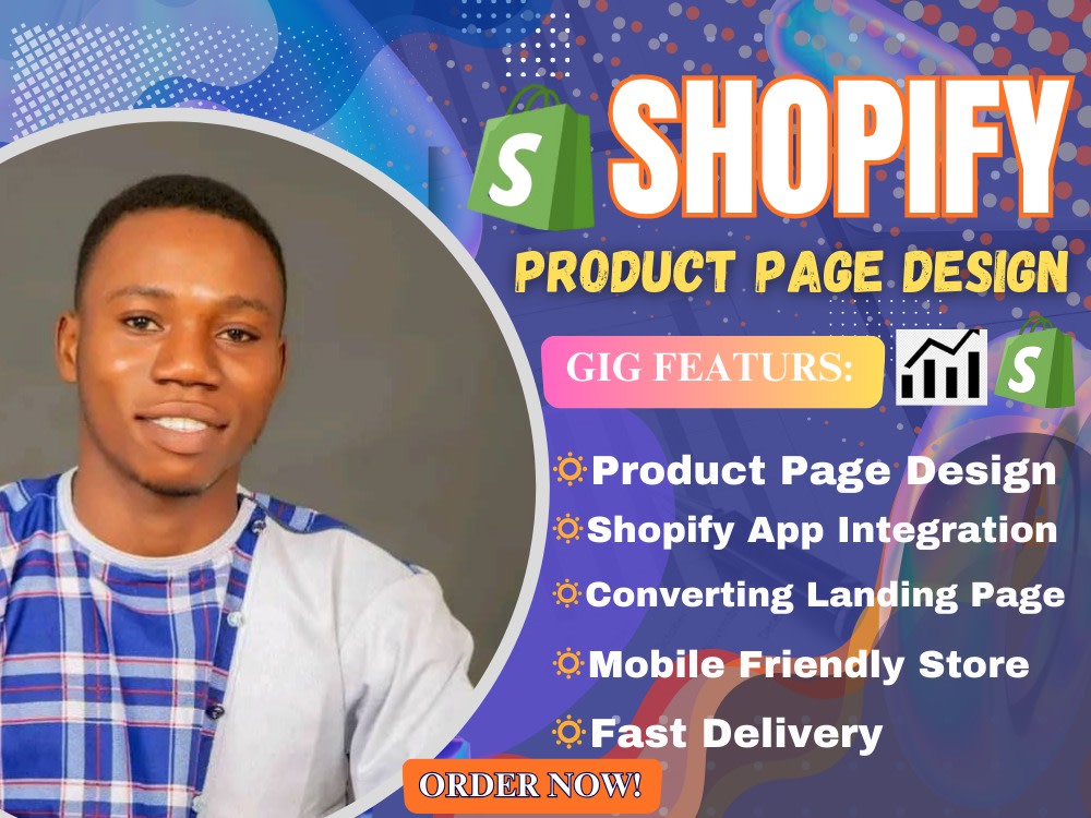 Responsive Shopify product page design, product page, landing page ...