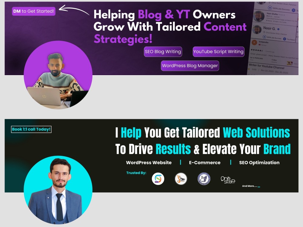 Custom LinkedIn profile graphics that boost your professional image ...