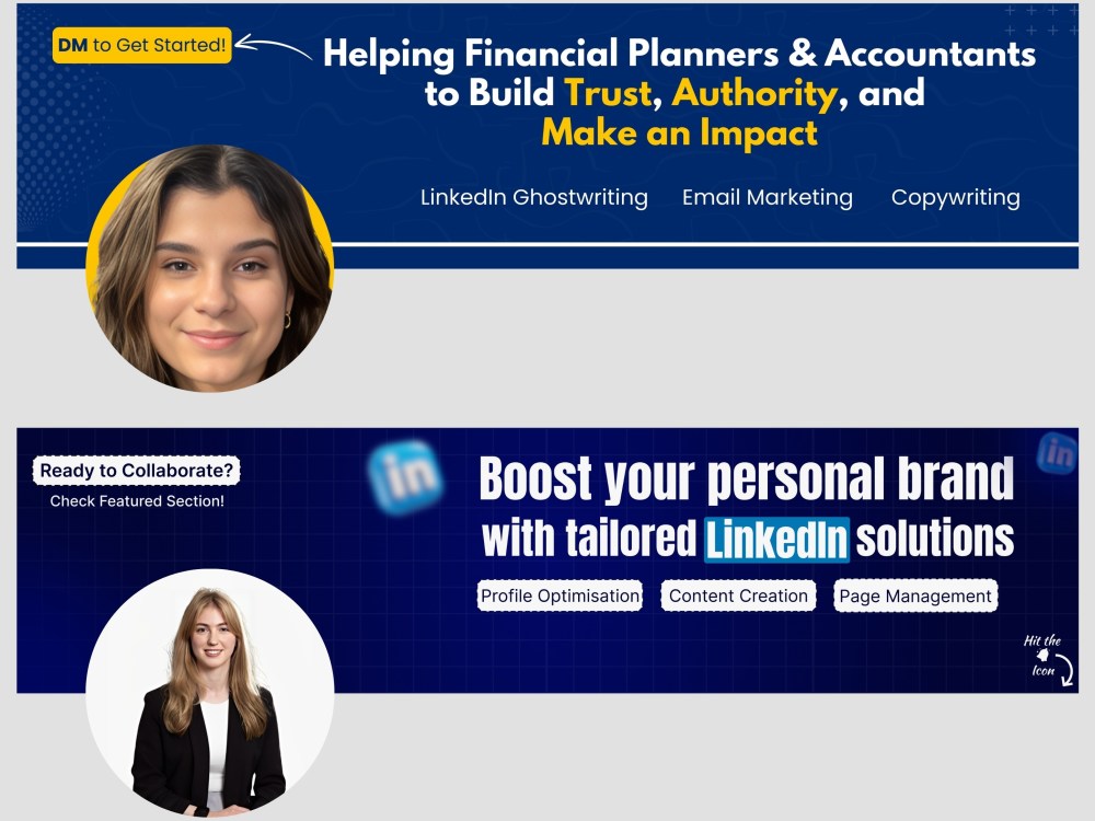 Custom LinkedIn profile graphics that boost your professional image ...