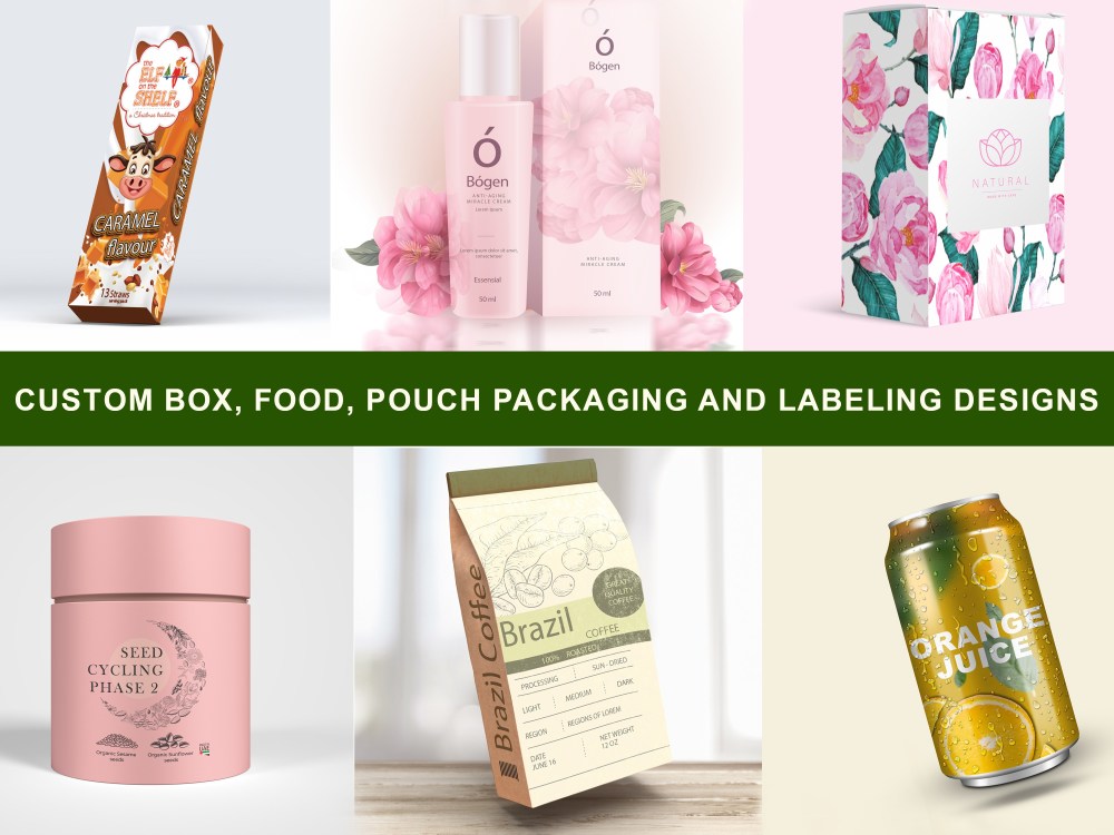Unique custom packaging and labeling designs | Upwork