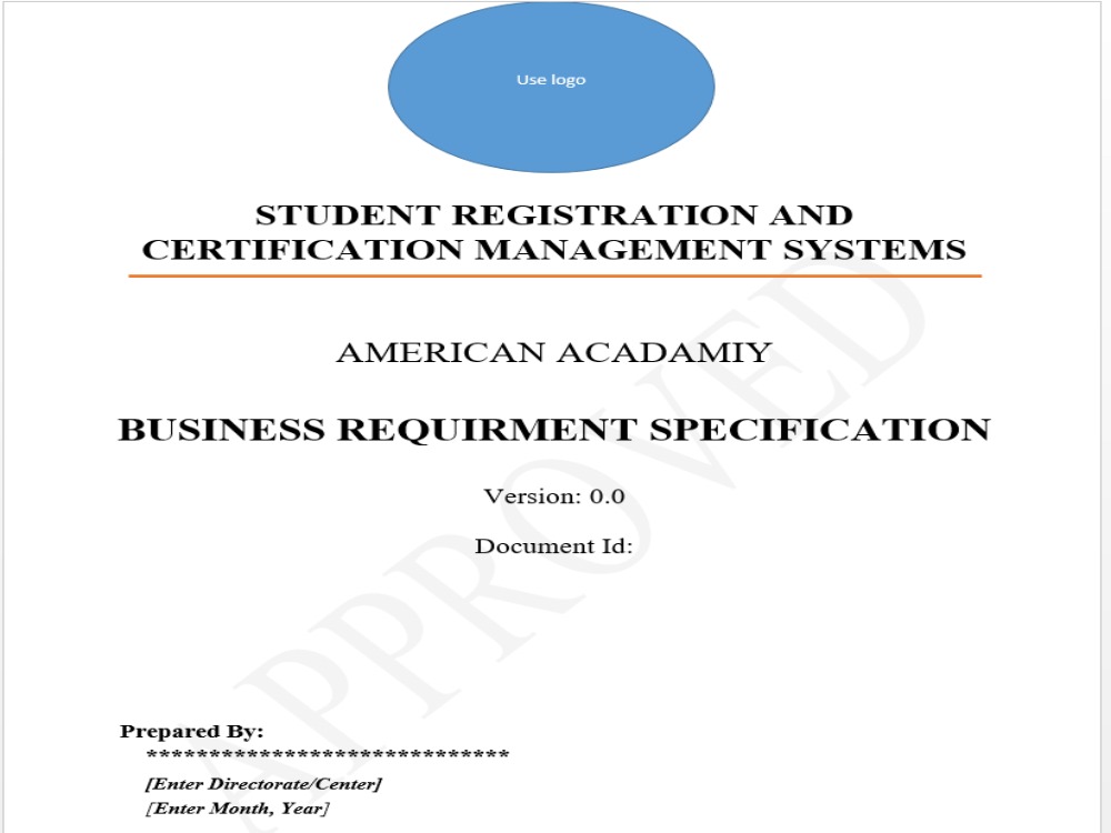 Professional BRS Document Template Compliant with ISO Standards | Upwork