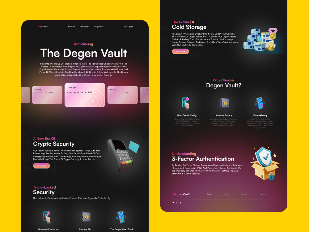Web3 landing page, mobile app design , dApp design with figma | Upwork