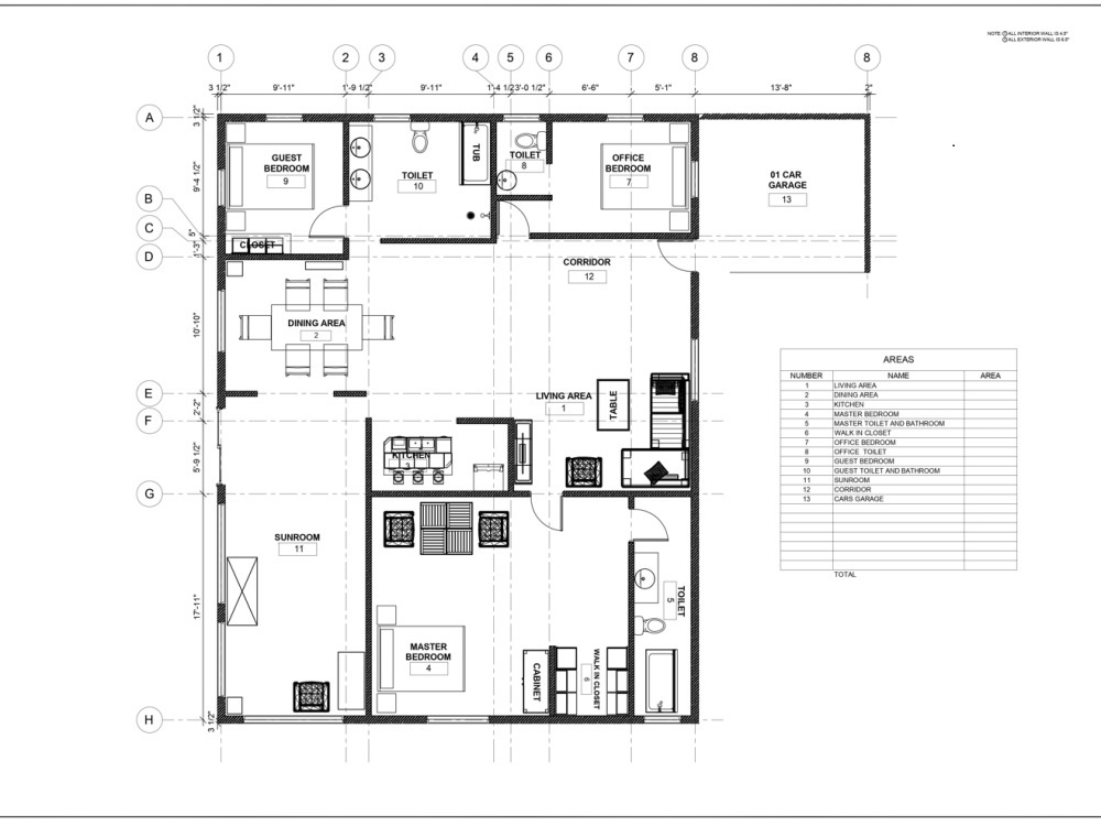 AutoCad drawing, floor plan and a detailed working drawing | Upwork