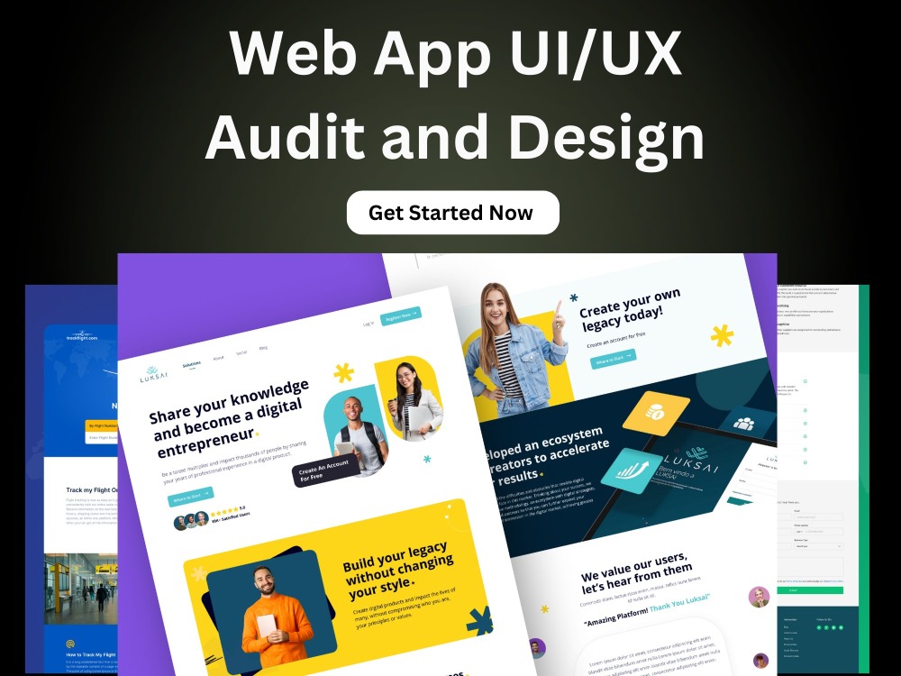 Web App UI/UX Audit and Design | Upwork