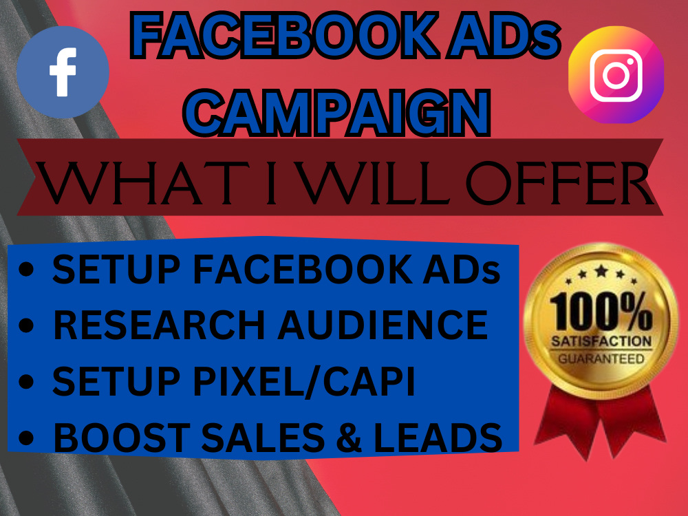 Setup facebook ads campaign for leads and sales | Upwork