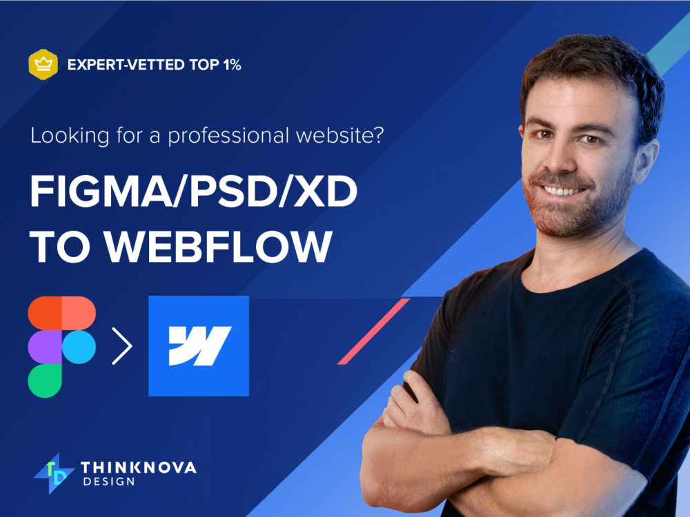 A Figma to Webflow fully responsive and pixel perfect website | Upwork