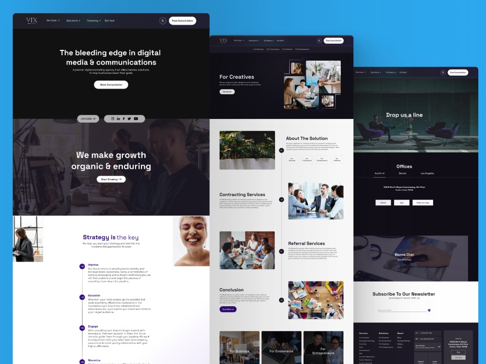 UI/UX Website Design in Figma, Interactive Prototype, Landing Page ...