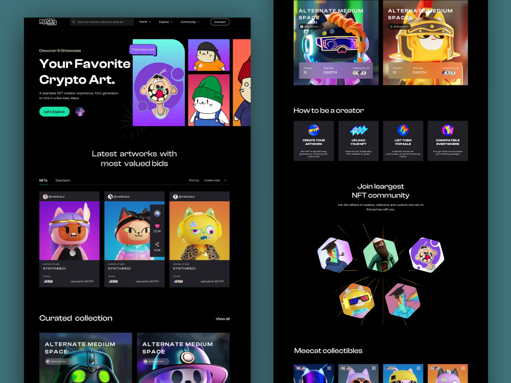 UI/UX Website Design in Figma, Interactive Prototype, Landing Page ...