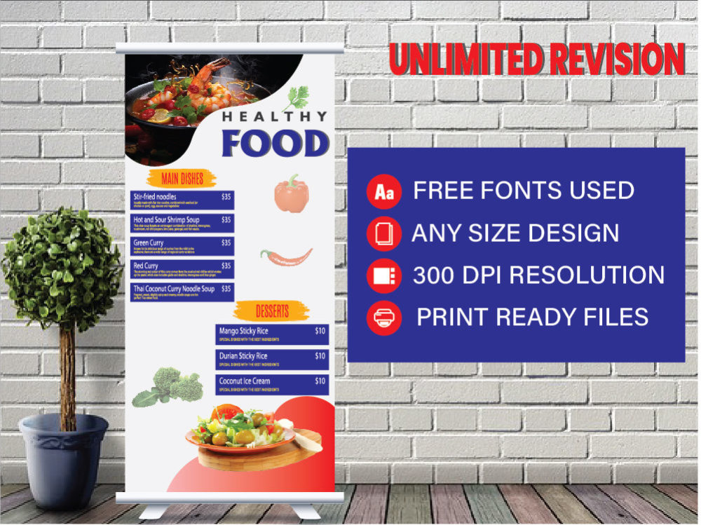 Unique Roll up & Backdrop banner design | Upwork