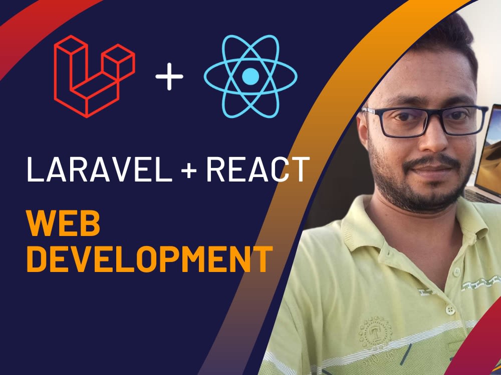 Laravel and react full stack web developer for your business website ...