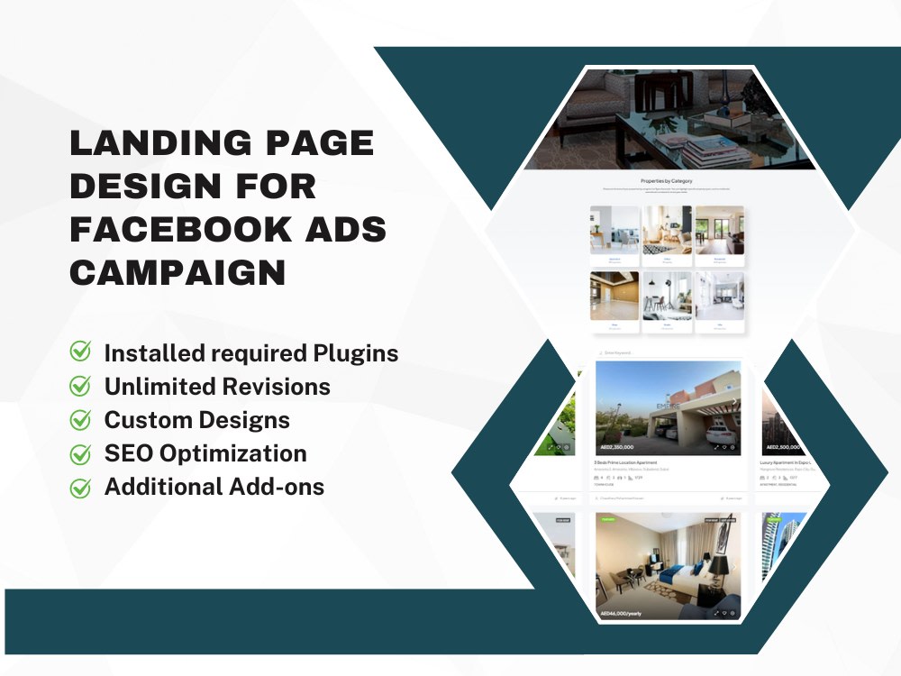 A Landing Page Design for Facebook Ads Campaign | Upwork