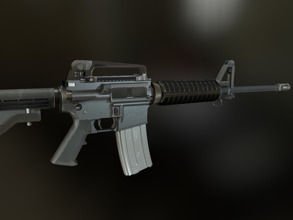 A highly detailed 3D model of Sci-Fi or Realistic Weapons and Guns ...