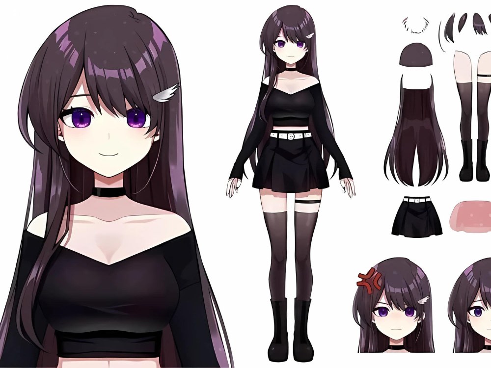 Get a sleek beautiful rigged and animated anime vtuber, Furry Art | Upwork