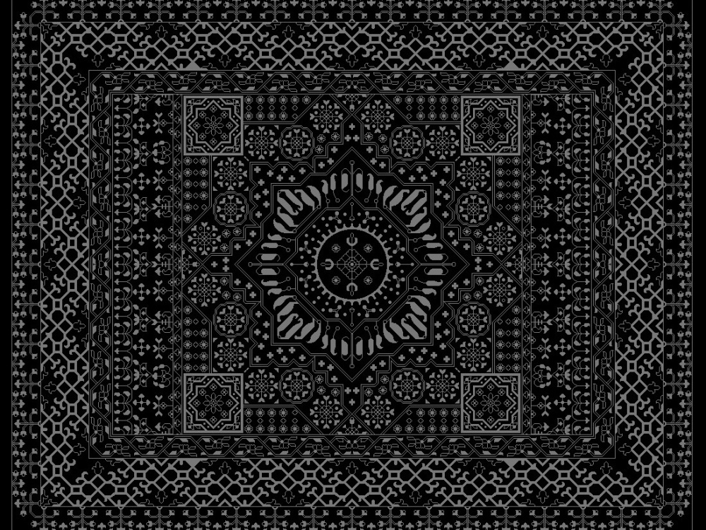 A classical Persian design pattern for Carpets, Rugs, Textile, Home ...