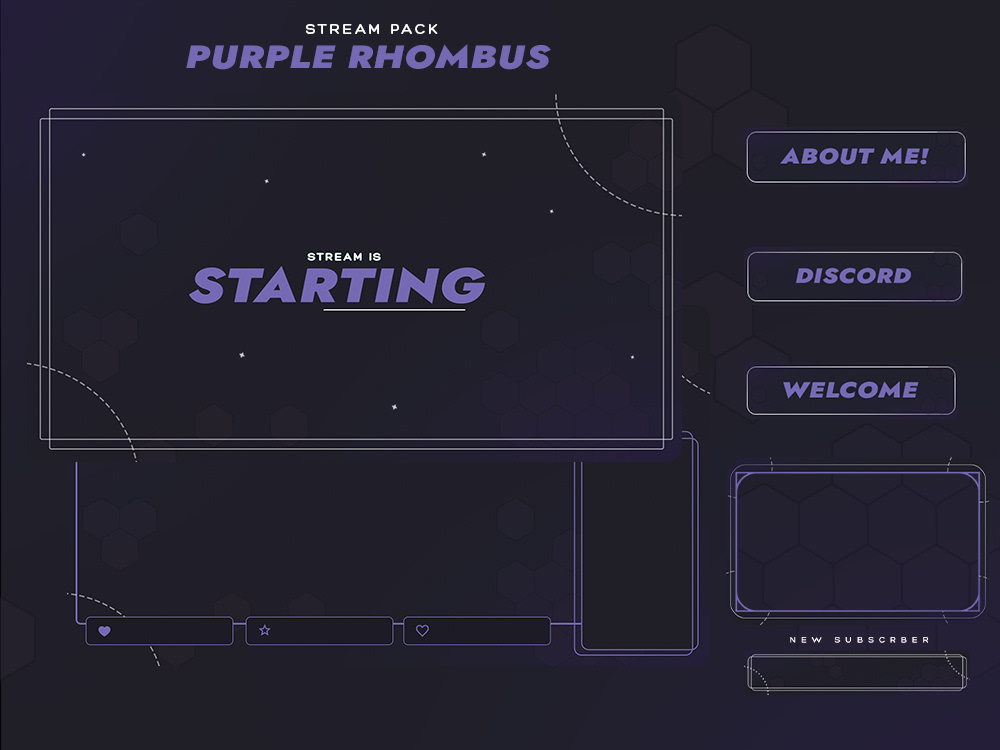 Design vtuber or minimalist twitch youtube streaming overlay | Upwork