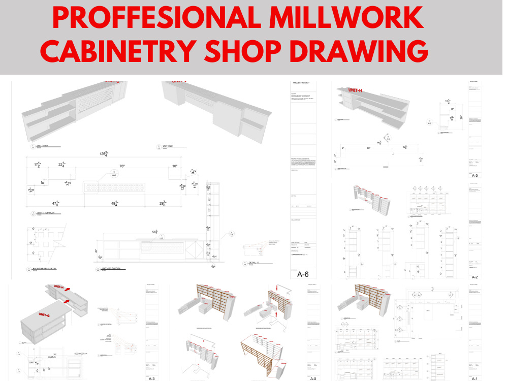 Shop Drawings for Flawless Millwork and Cabinetry Projects | Upwork