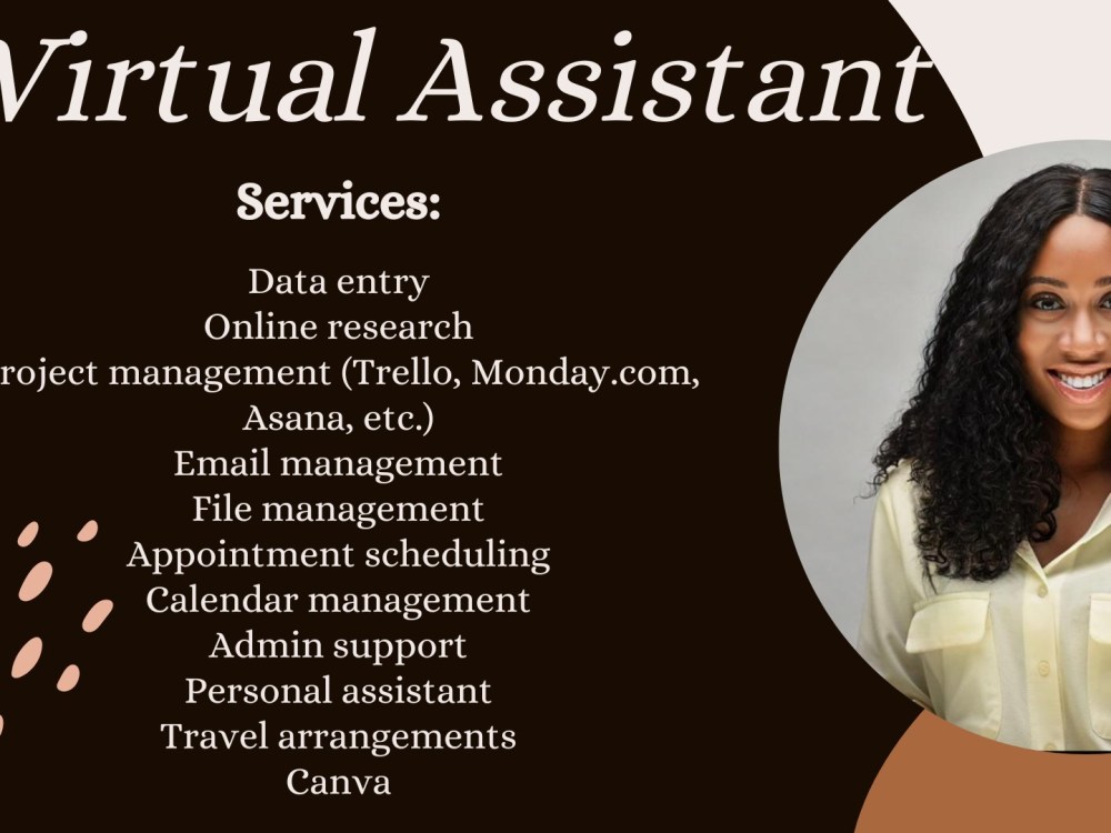 Professional Virtual Assistant & Reliable Personal Administrative ...