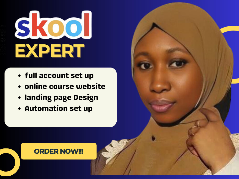 Skool online course, skool community, skool account setup ...