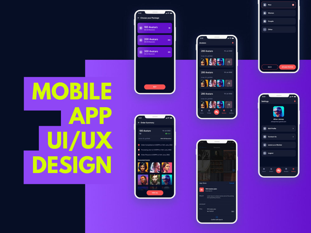 Mobile App UI/UX Design | UI/UX Expert | User-Centered Design | Upwork