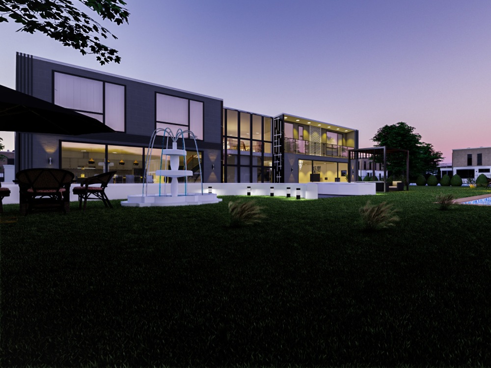 Modern Villa Design Visualization | Upwork
