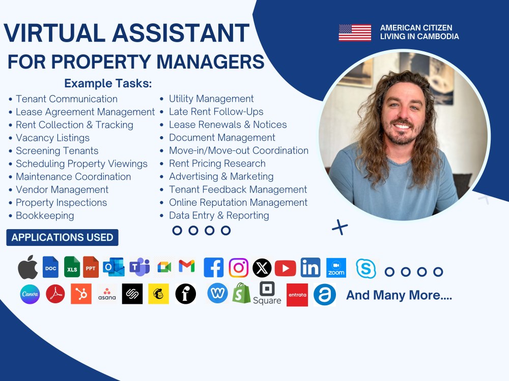 Professional assistance with your property management firm. | Upwork