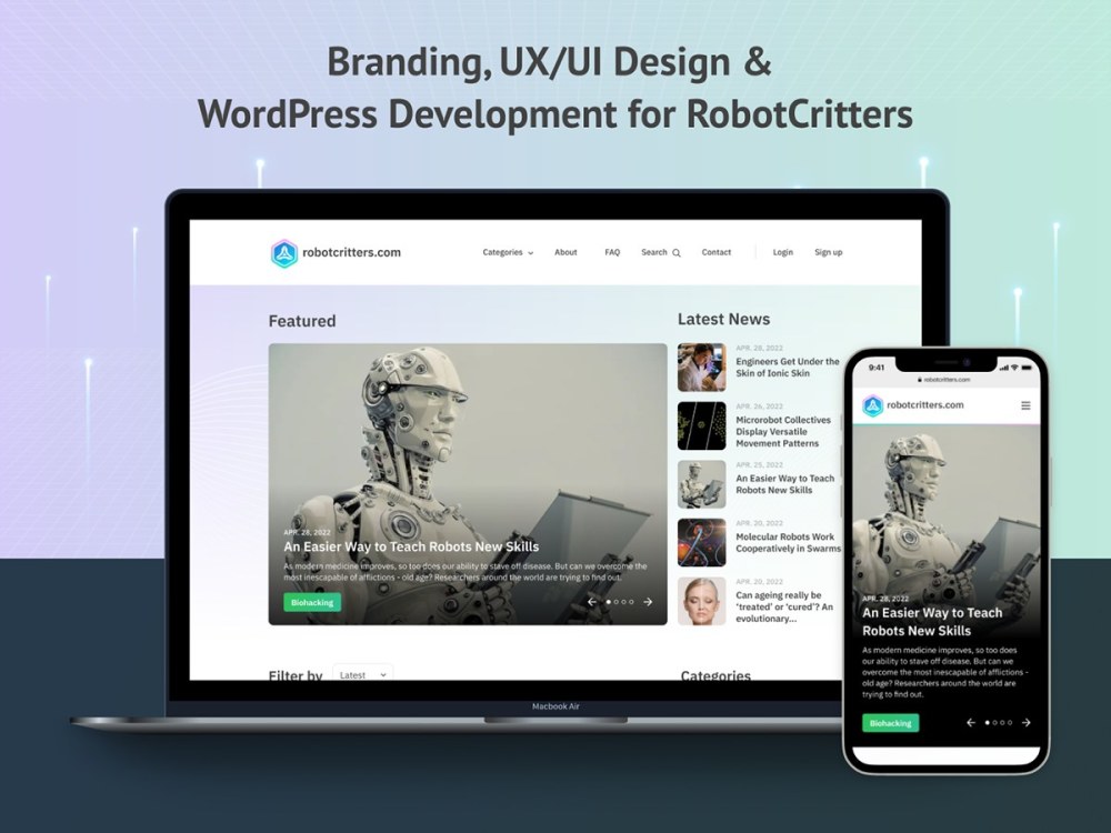 A Responsive UX/UI Design | User Interface | UI | UX | Website Design | Upwork