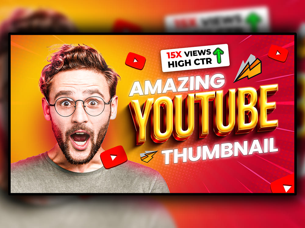 Get custom YouTube thumbnails designed for more views | Upwork