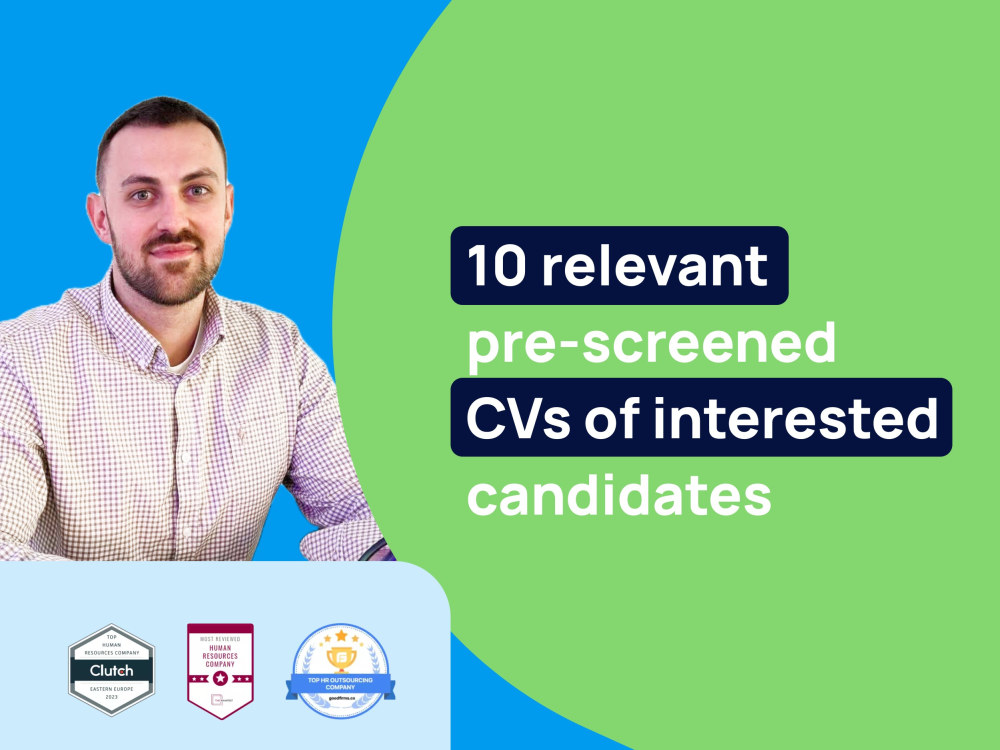 Get 10 relevant pre-screened CVs of interested candidates | Upwork
