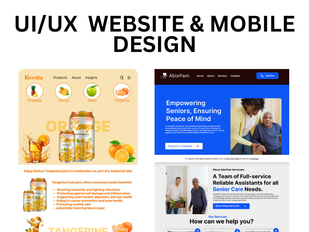 Attractive UI and UX design with Figma, Wireframe and prototypes, | Upwork