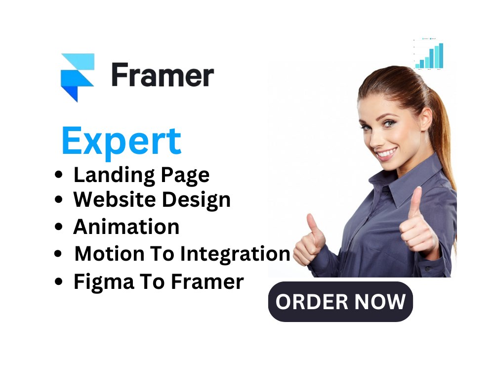 Framer website, framer animation, Figma to Framer, Framer Motion | Upwork
