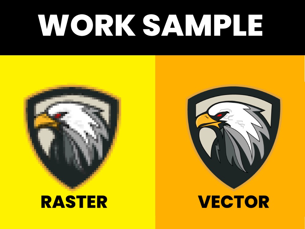 Logo tracing, vectorize logo, convert to vector using Adobe Illustrator | Upwork