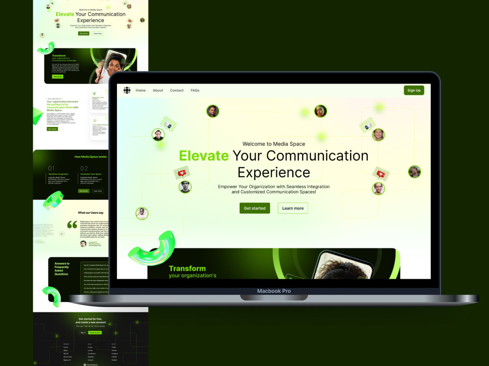 A beautiful high conversion landing page design in less than a week | Upwork