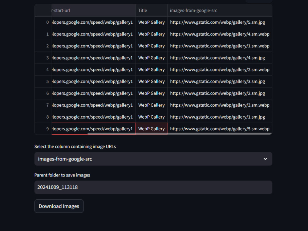 Streamlit Bulk Image Downloader: Efficient CSV to Folder Automation | Upwork