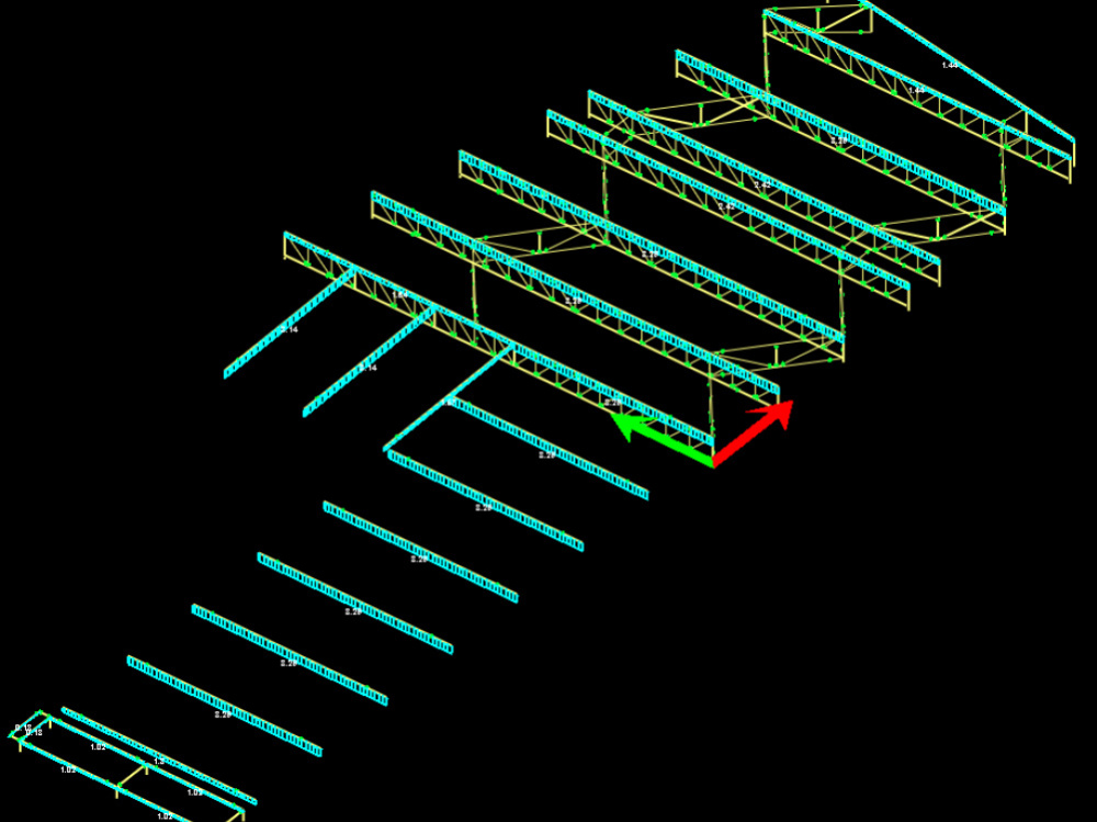Structural design model report of steel structure / concrete building ...