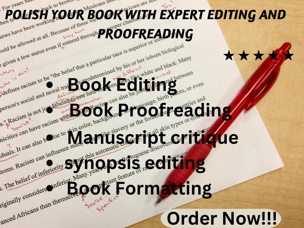 Expert Proofreading and Editing for Your Book and Novel | Upwork