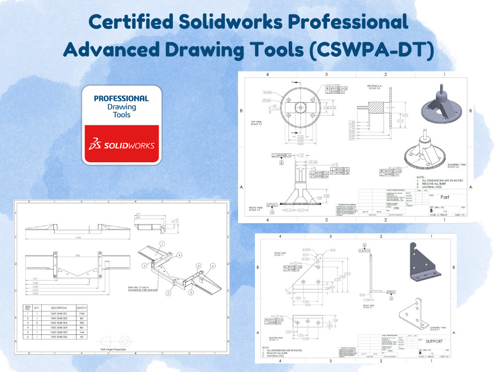 2D CAD Drawings | Engineering Drawings | BOM and GD&T | Upwork