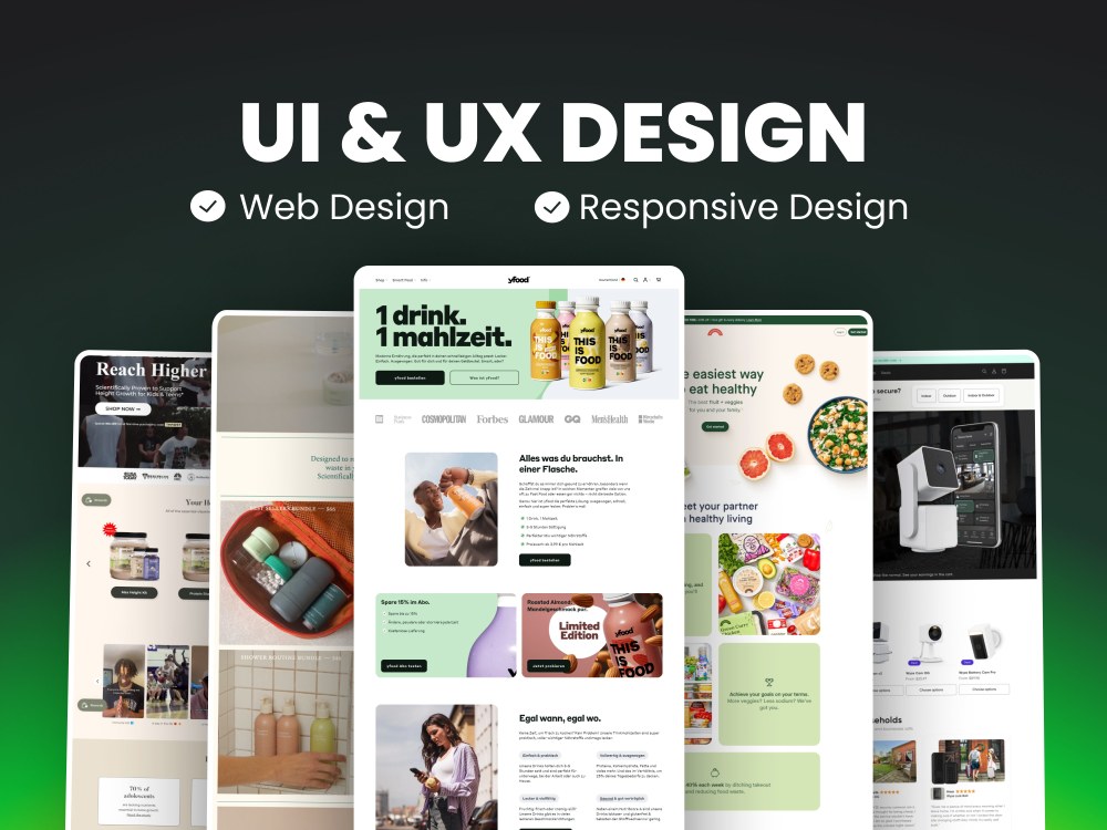 Shopify Store UI & UX Design | Upwork