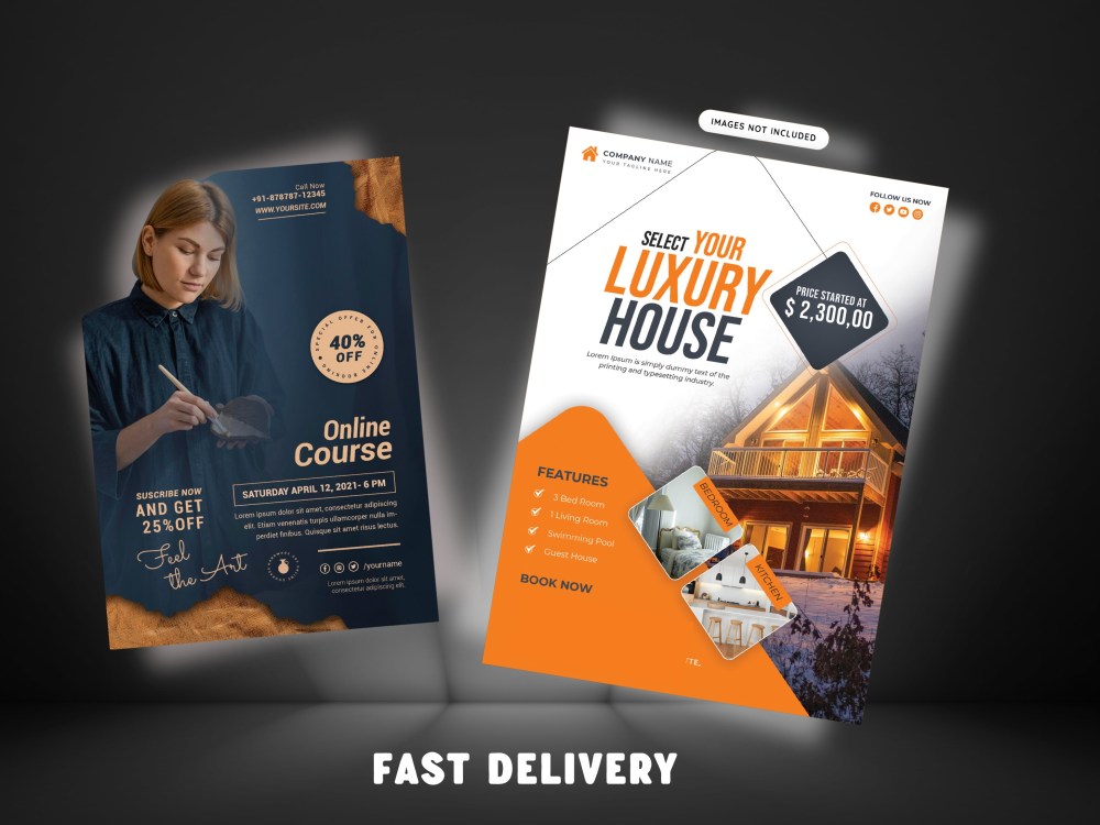 High quality poster design corporate and Real Estate posters | Upwork