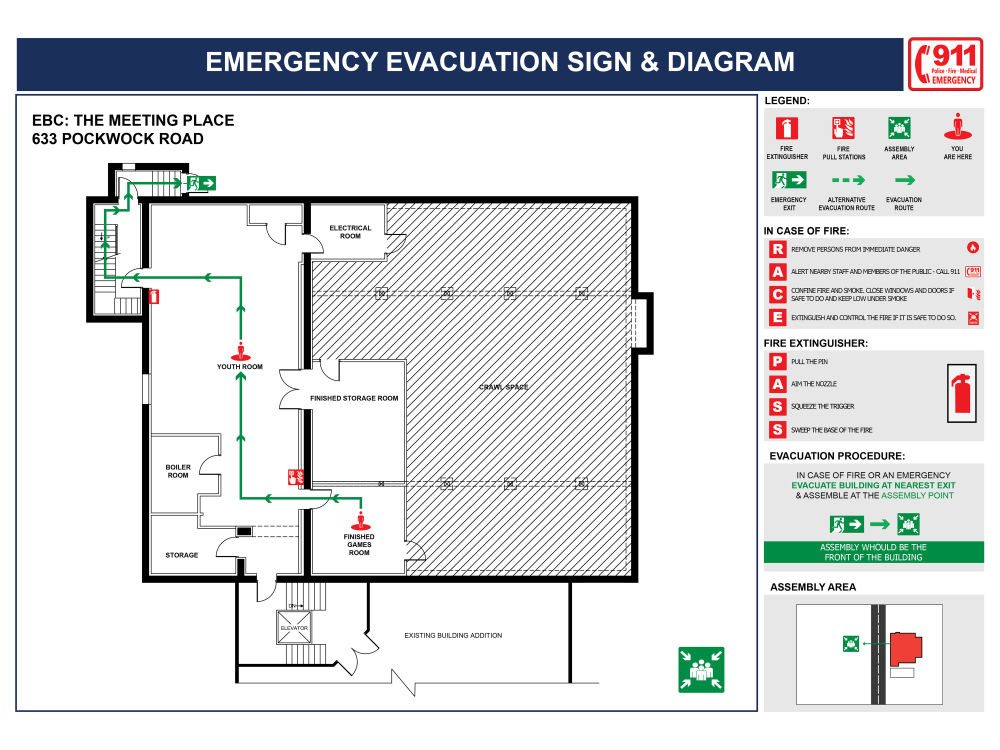 A fire evacuation plan, diagram, emergency exit and egress plan | Upwork