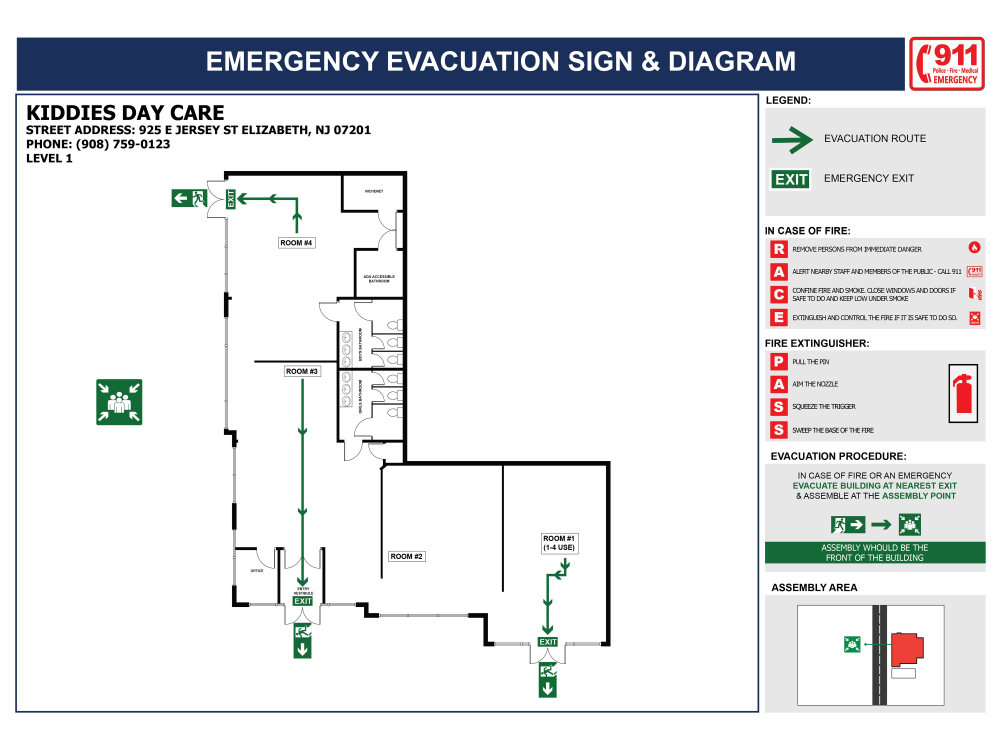 A fire evacuation plan, diagram, emergency exit and egress plan | Upwork