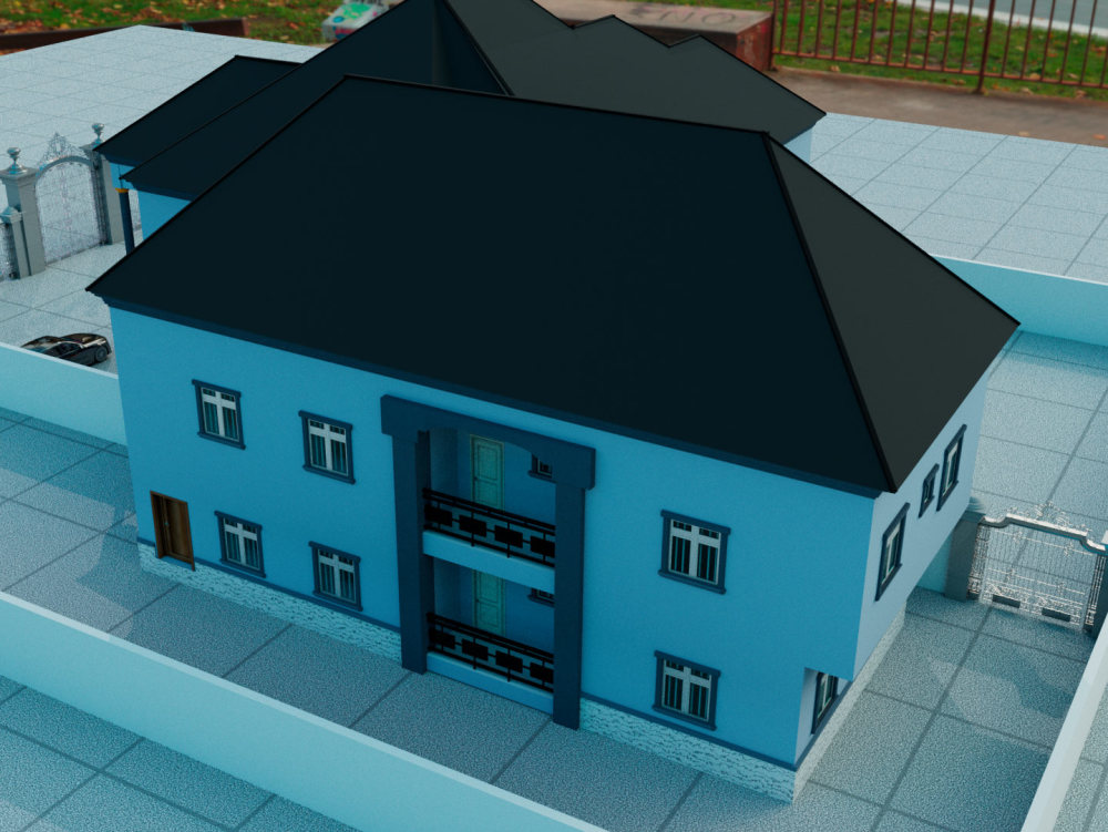 A neat 3d and 2d render of your building plan | Upwork