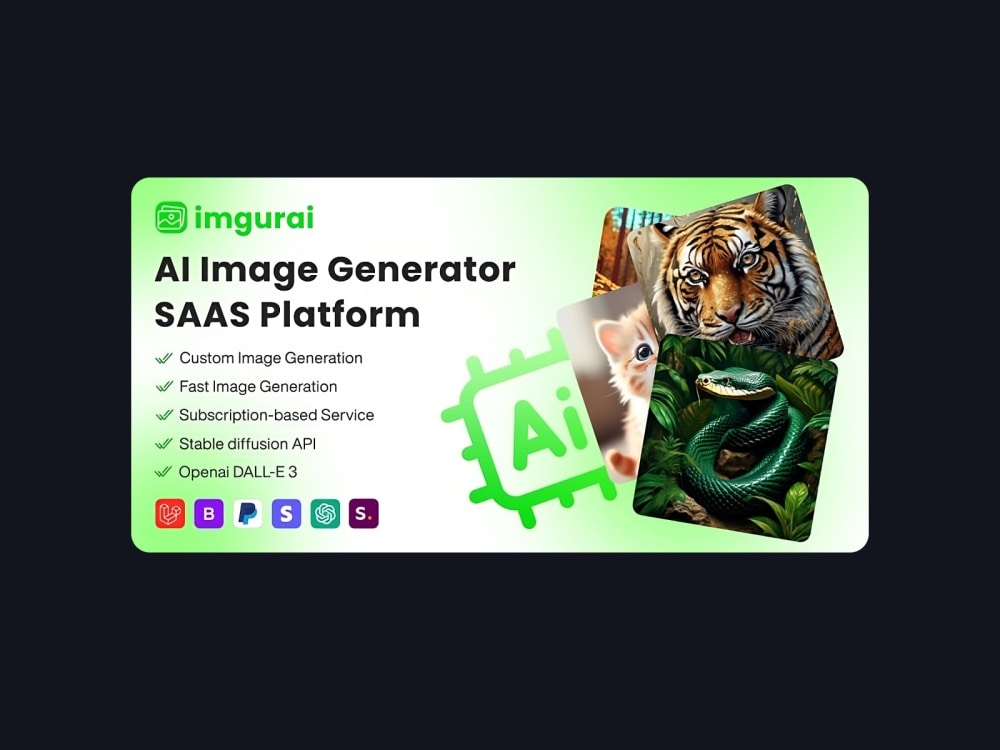 An AI Image Generator SAAS | Upwork
