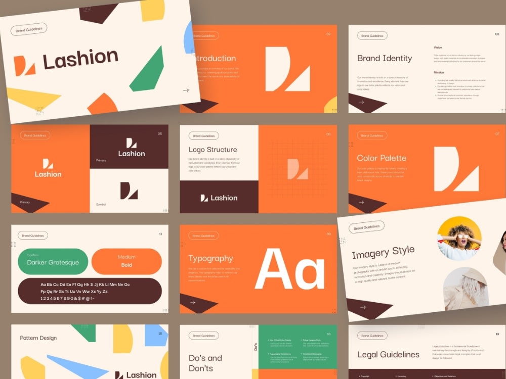 Modern Brand Style Guide/ Identity Design and Branding Guidelines | Upwork